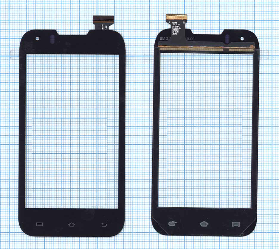 Сенсорное стекло (тачскрин) для Explay Advance TV черное 012459 ...