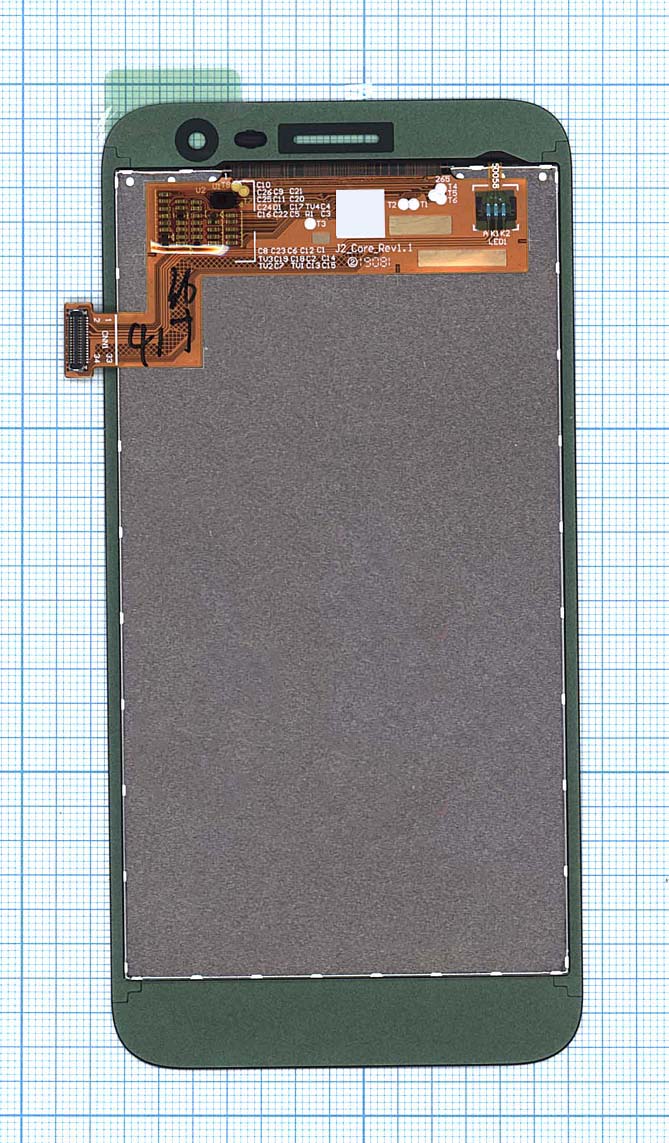 Дисплей для Samsung Galaxy J2 core SM-J260F в сборе с тачскрином черный ...