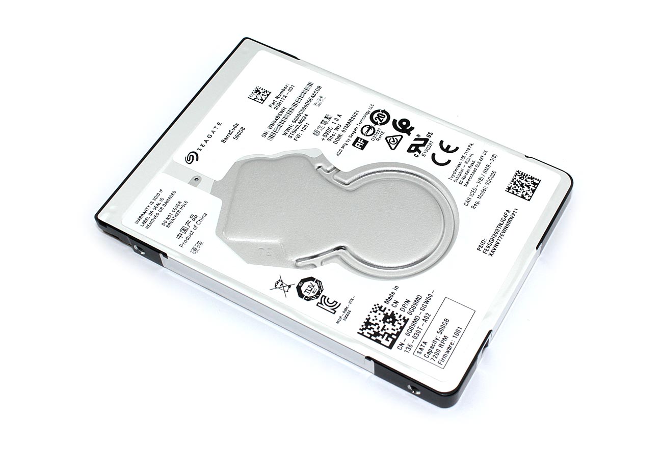 Жесткий диск HDD 2,5" 500GB Seagate BarraCuda ST500LM034 098409 ...